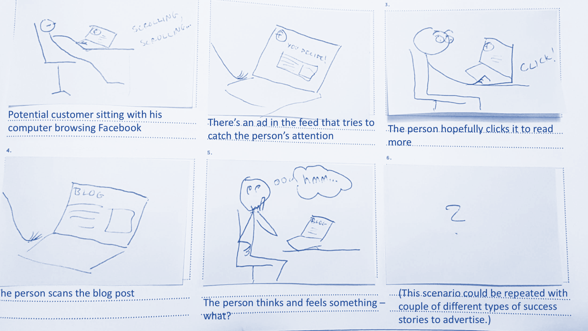 Fitness class service design | UX, cartoons and wellbeing